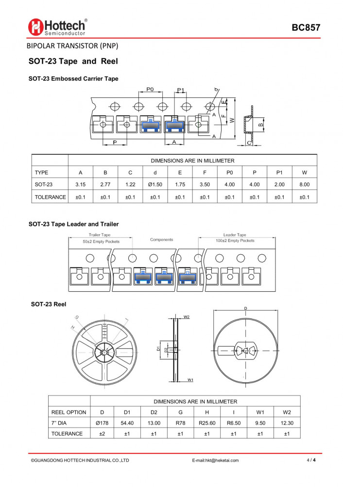 BC857A datasheet page 4