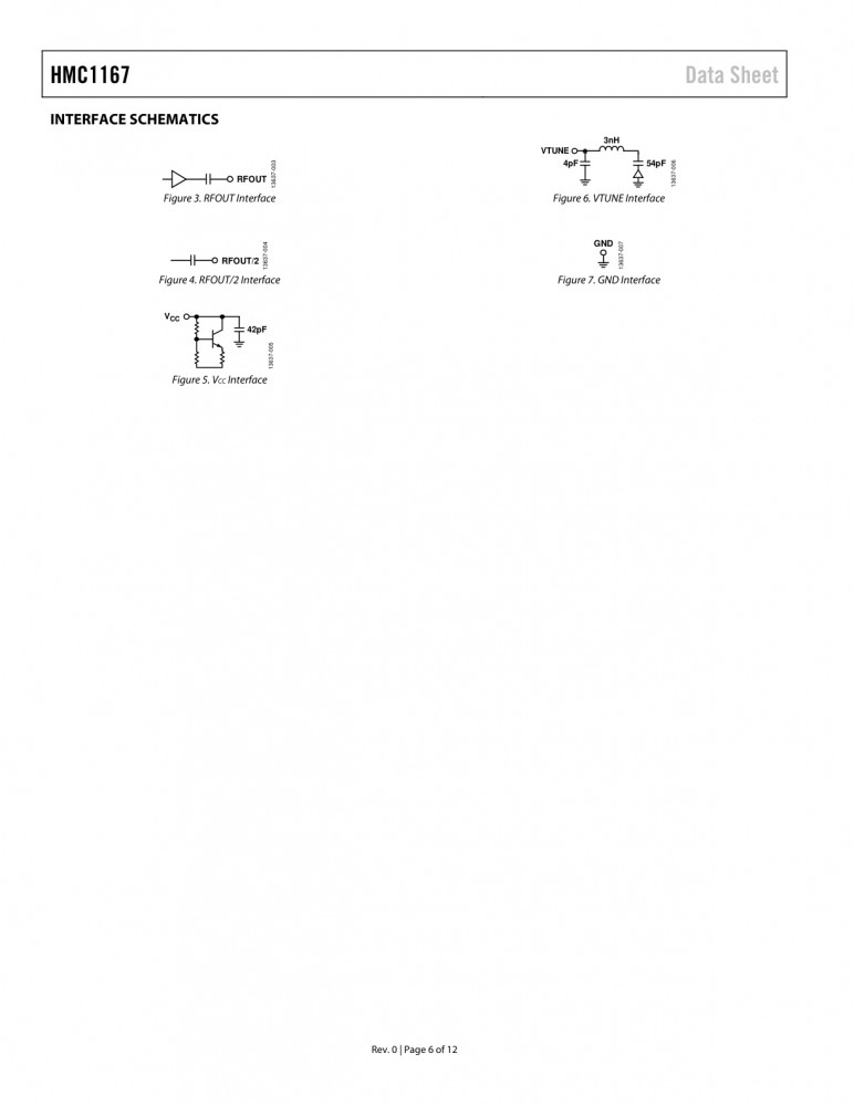 HMC1167 datasheet page 6