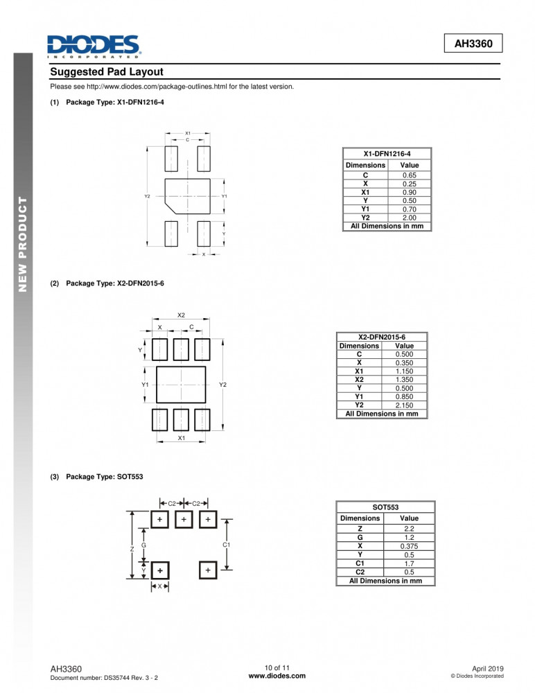 AH3360 datasheet page 10
