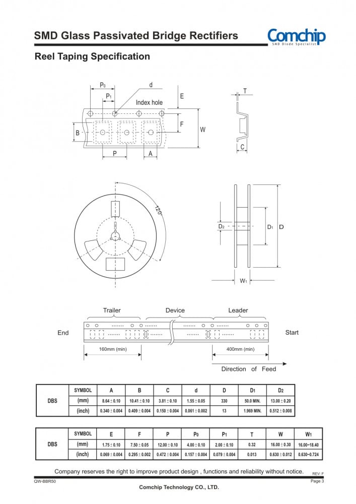 DB107S-G datasheet page 3