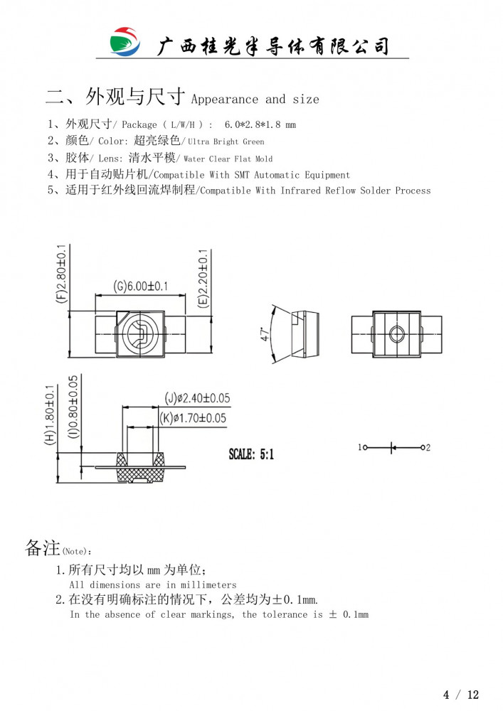 GL6028UG01 datasheet page 4
