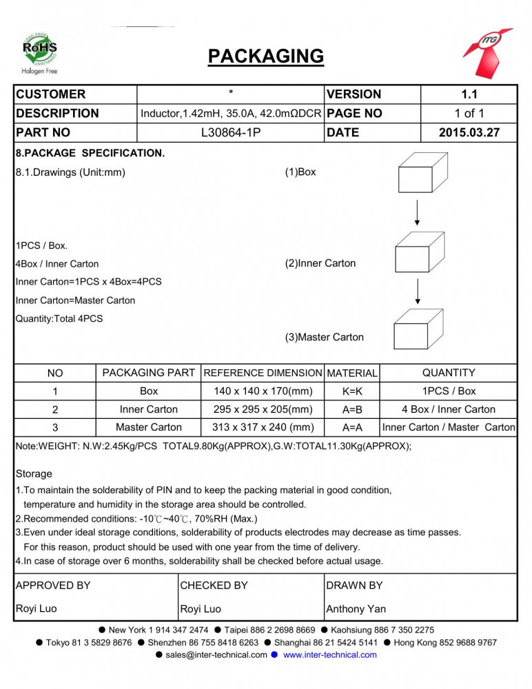L30864-1P specification page 5
