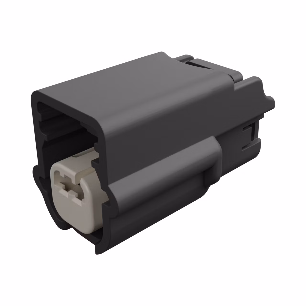 2.54mm MX64 Sealed Single Row Crimp Housing, MX64 Terminal, Gray, 2 Circuits, Key B, without CPA Lock for sale
