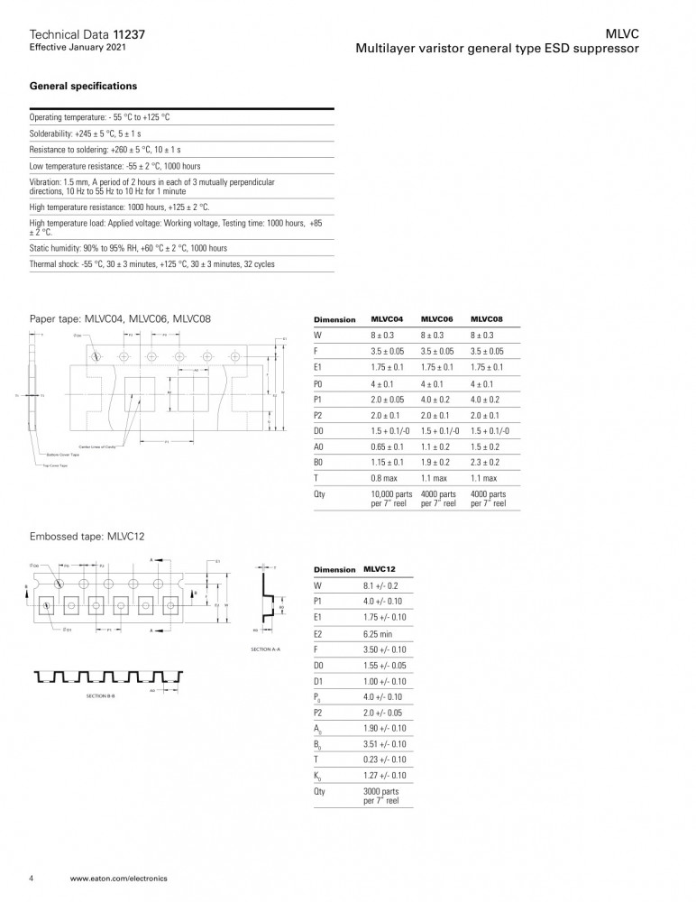 EATON MLVC datasheet page 4
