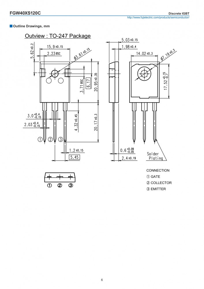 FGW40XS120C datasheet page 6