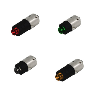 LED Lamp T-3 1/4 Miniature Bayonet Green 5V for sale