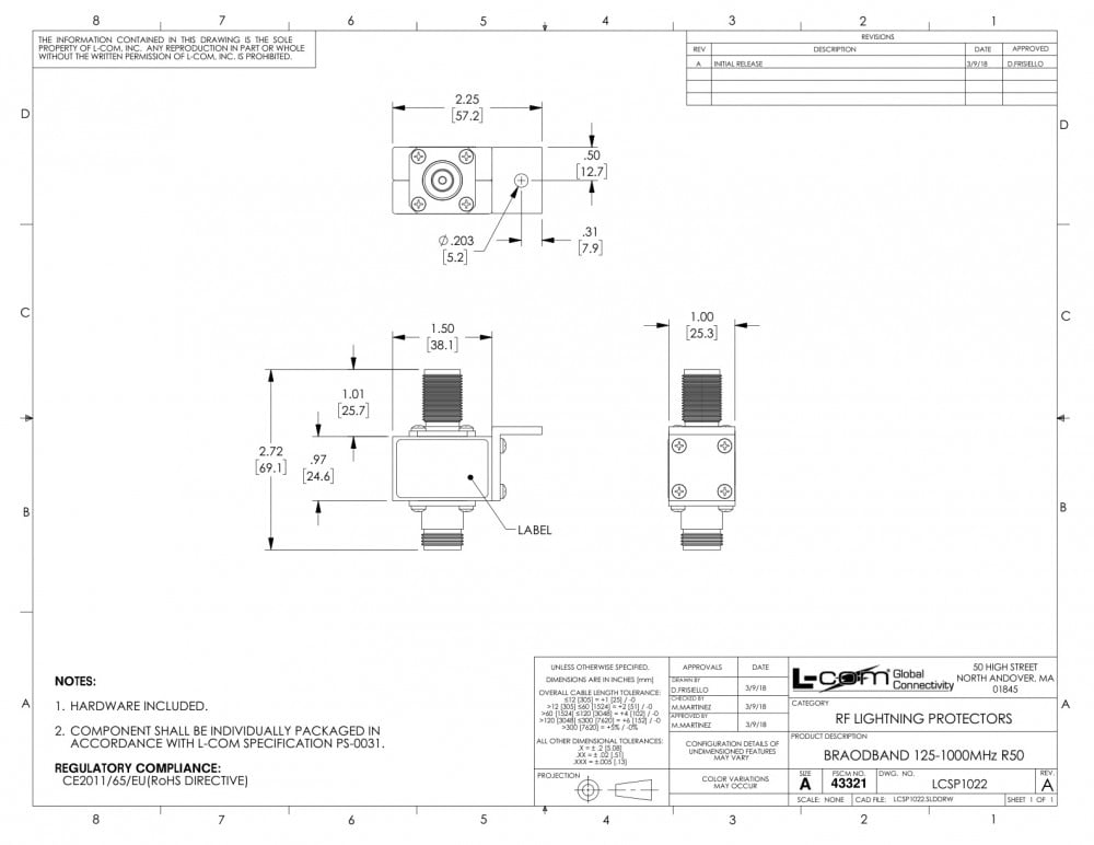 LCSP1022 technical document page