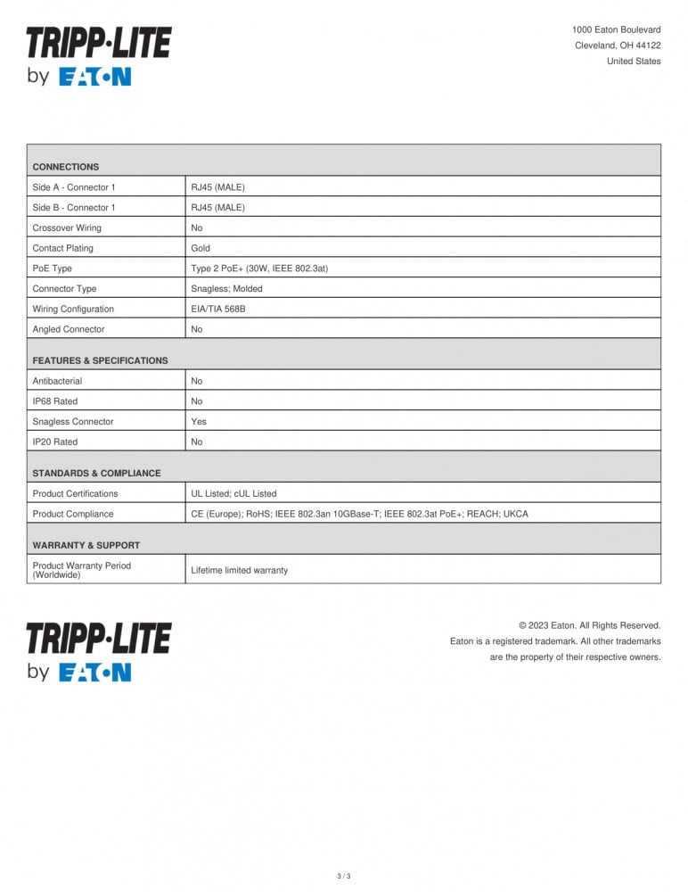 EATON N201-002-OR technical document page 3