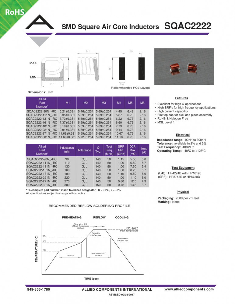 SQAC2222 series technical document preview