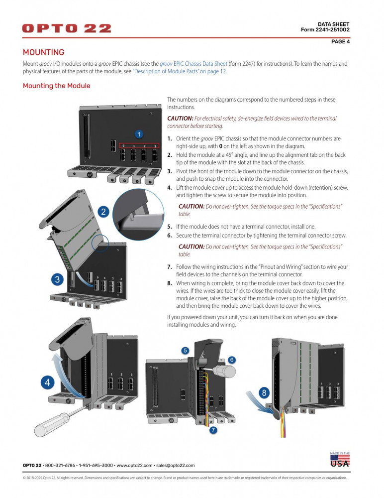 GRV-IVIRMS-10 technical document, page 4