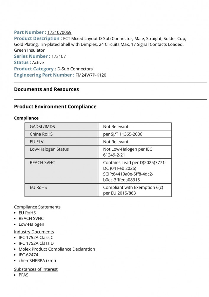 Product document image, page 1
