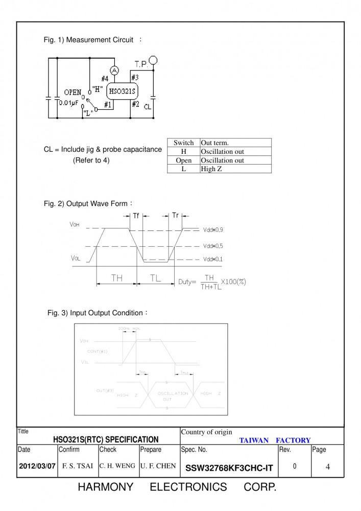 SSW32768KF3CHC-IT specification page 4