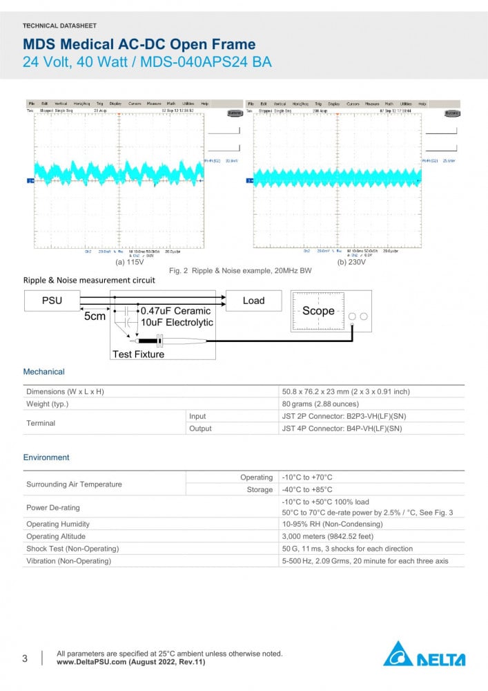 MDS-040APS24 BA datasheet page 3