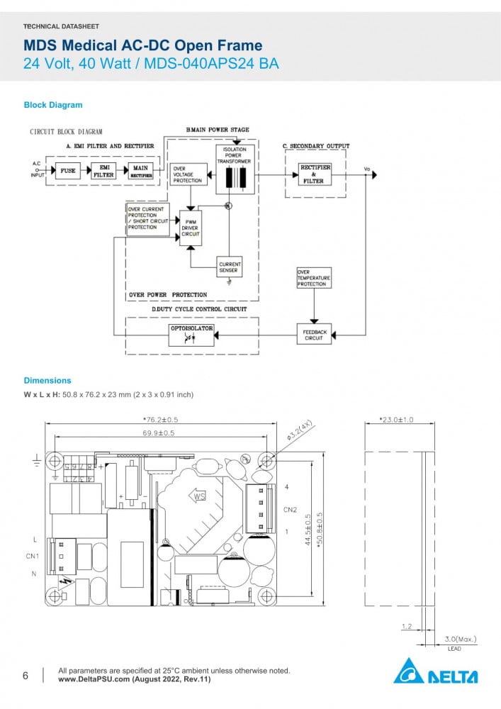 MDS-040APS24 BA datasheet page 6