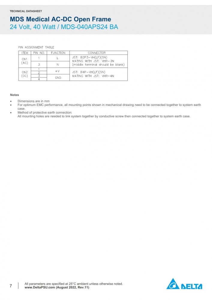MDS-040APS24 BA datasheet page 7