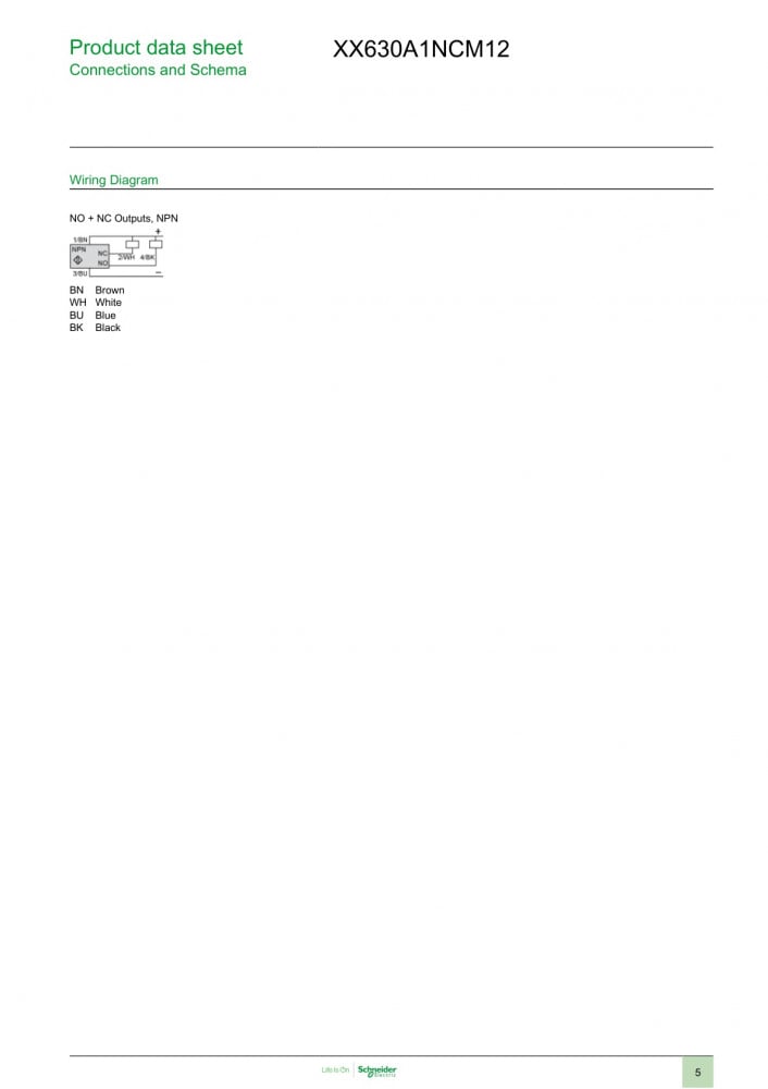 XX630A1NCM12 technical document page 5