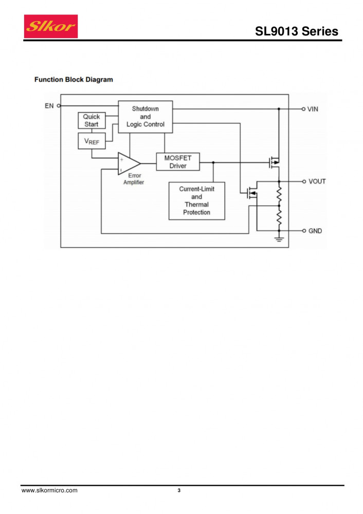 SL9013 technical document page 3