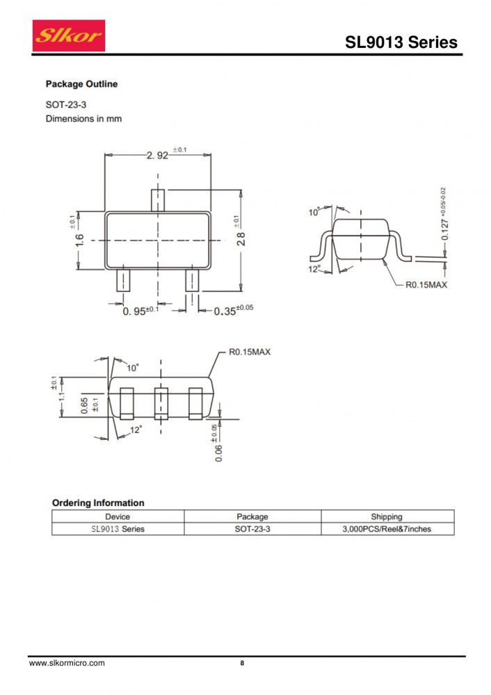 SL9013 technical document page 8