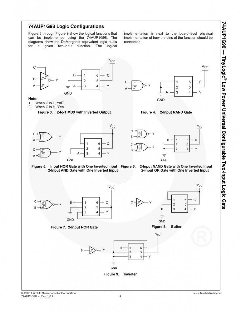 74AUP1G98 datasheet page 5