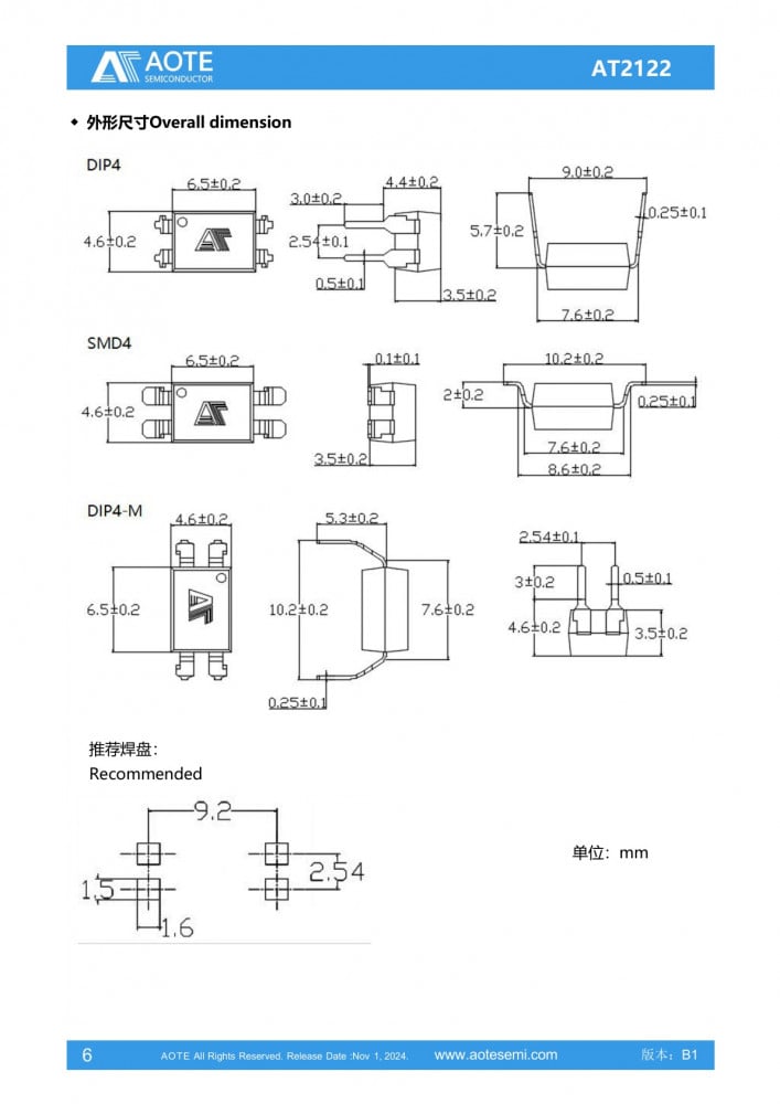 AT2122 datasheet page 7
