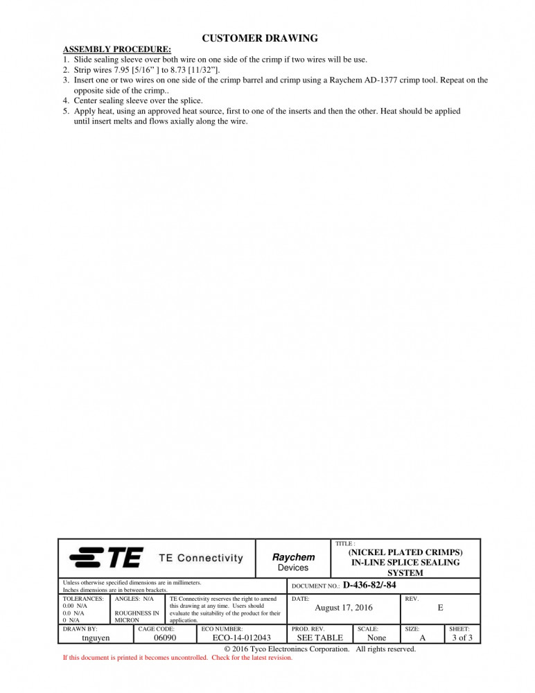 650128N009 customer drawing page 3