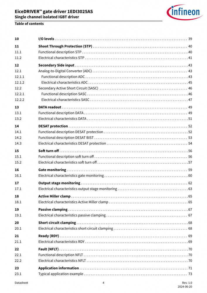 1EDI3025AS datasheet page 4