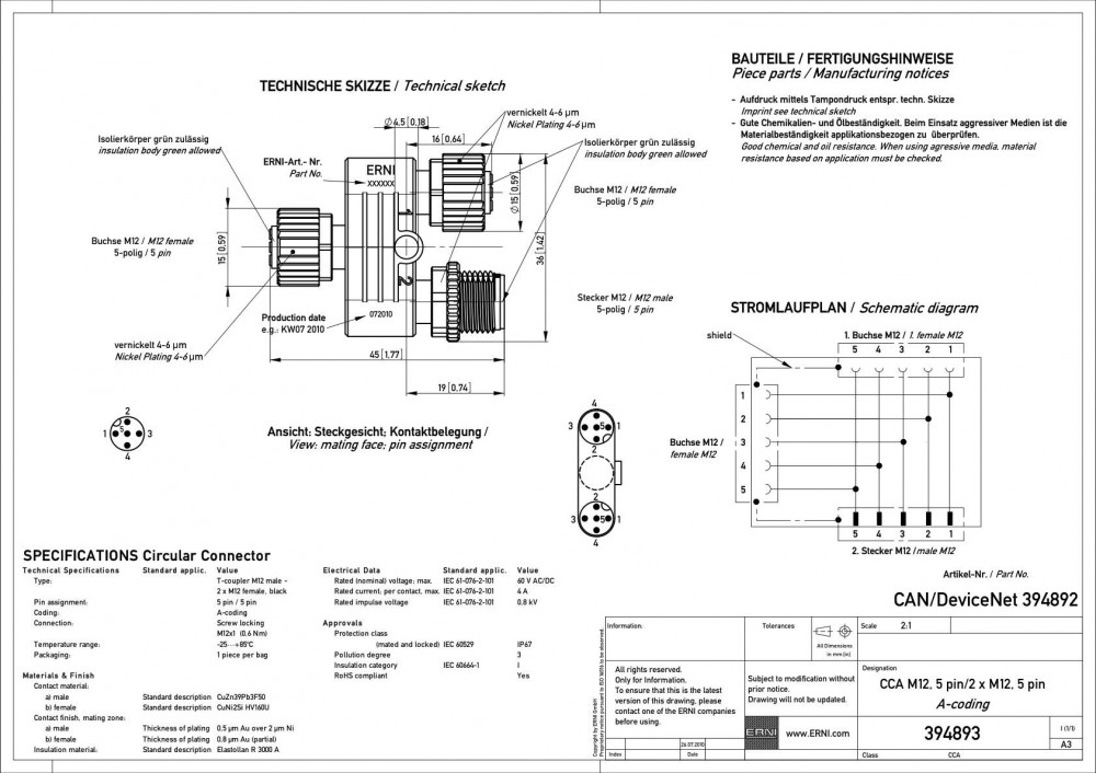 TE Connectivity 394892-E technical document