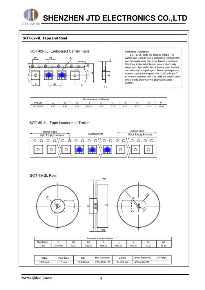 JTD5401 datasheet page 4
