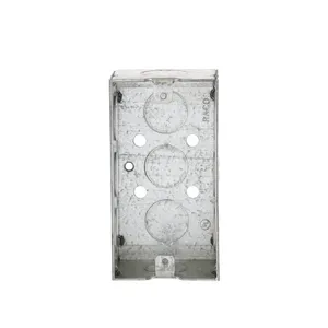 4 in. x 2 in. Handy Box, Welded, 1-1/2 in. Deep, Eleven 1/2 in. KO's for sale
