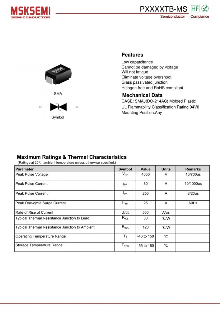 P0080TB-MS datasheet page 2
