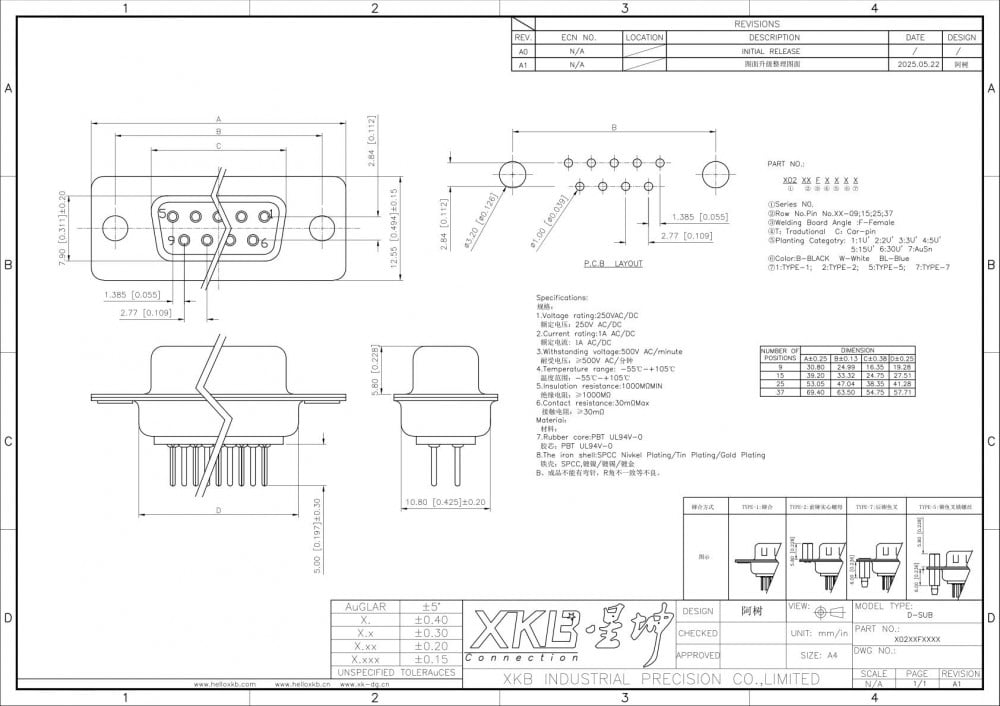 X0209FT7BL1 technical drawing