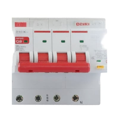 Delixi Electric DZ47VLE4C63 Miniature Residual Current Circuit Breaker