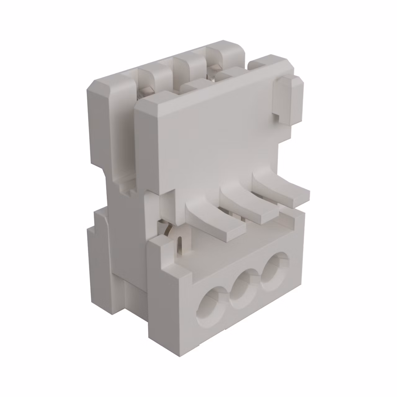 Appli-Mate RAST 2.5 Female Connector, 5.00mm Pitch, 2 Circuits, Position A, B and C Removed, Open Endwalls, with Blue Stripe for sale