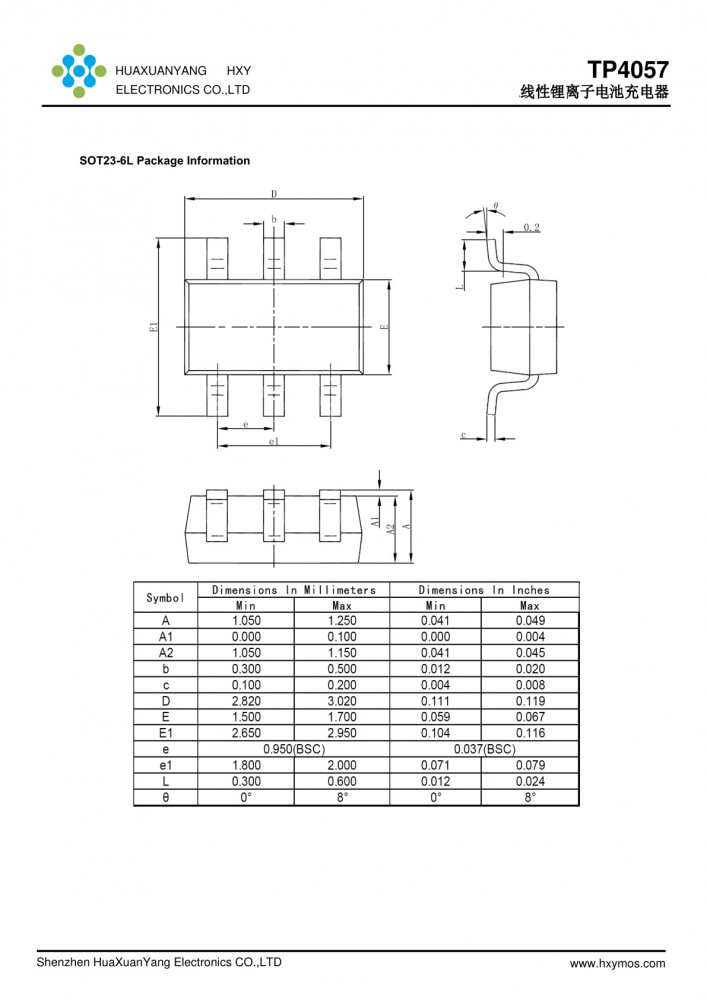 TP4057 datasheet page 7