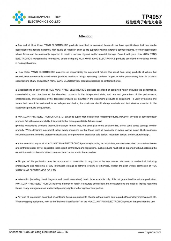TP4057 datasheet page 8