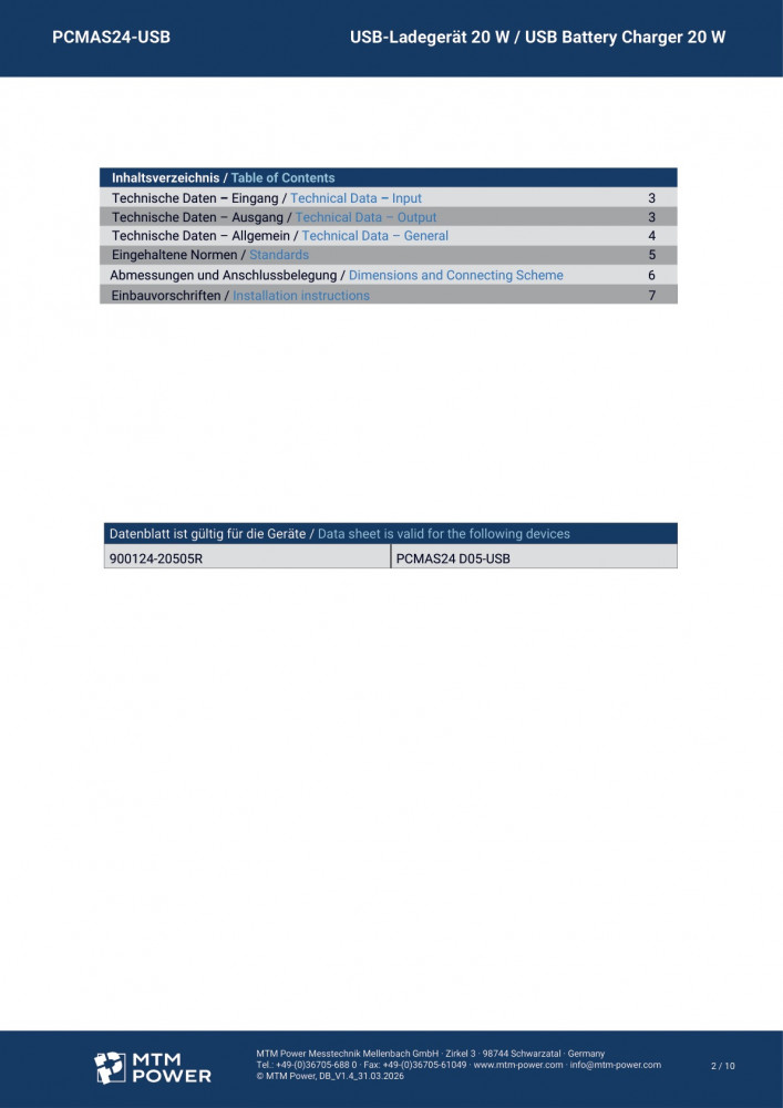 900124-20505R datasheet page 2
