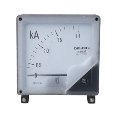 Delixi Electric 42L6A2000 Analog Panel Ammeter Chip for Electrical Current Measurement