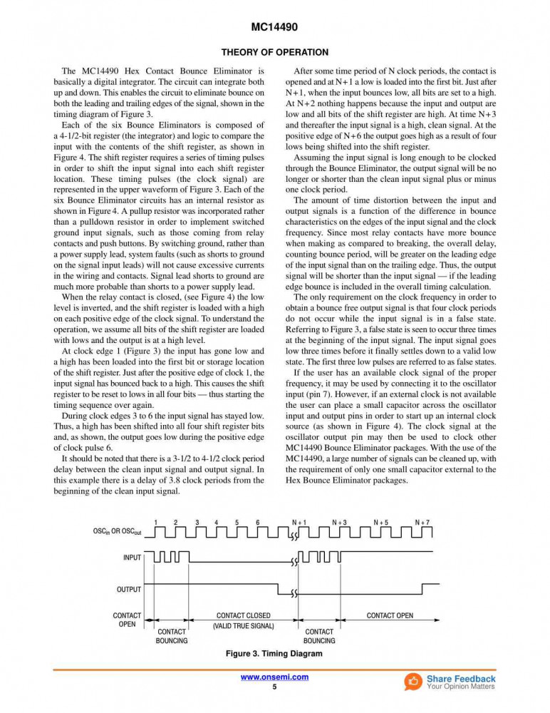 MC14490 datasheet page 5