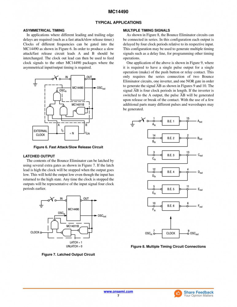 MC14490 datasheet page 7