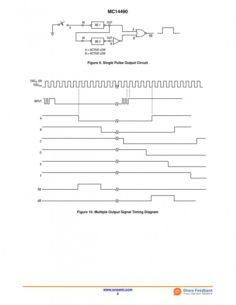 MC14490 datasheet page 8