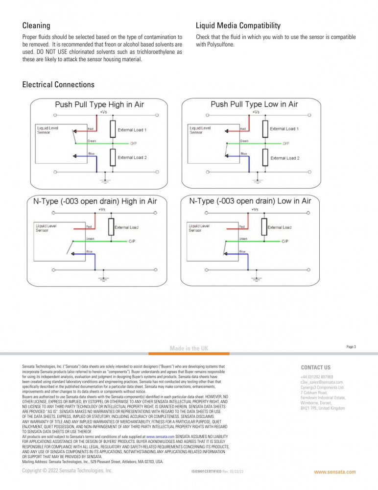 OLS710D324-003 technical document page 3