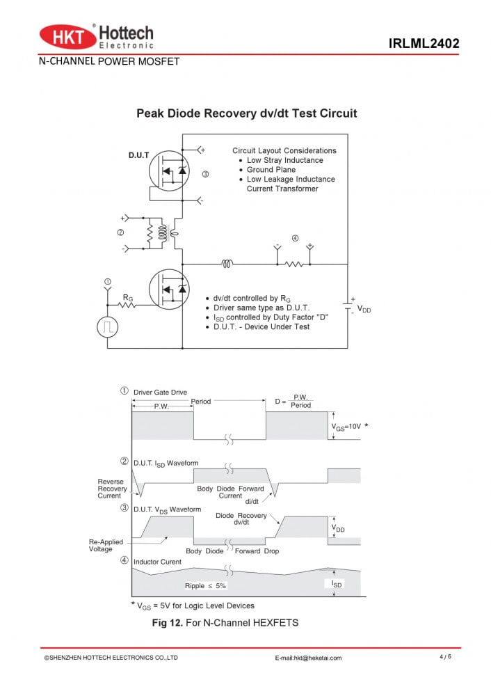 IRLML2402 datasheet page 4