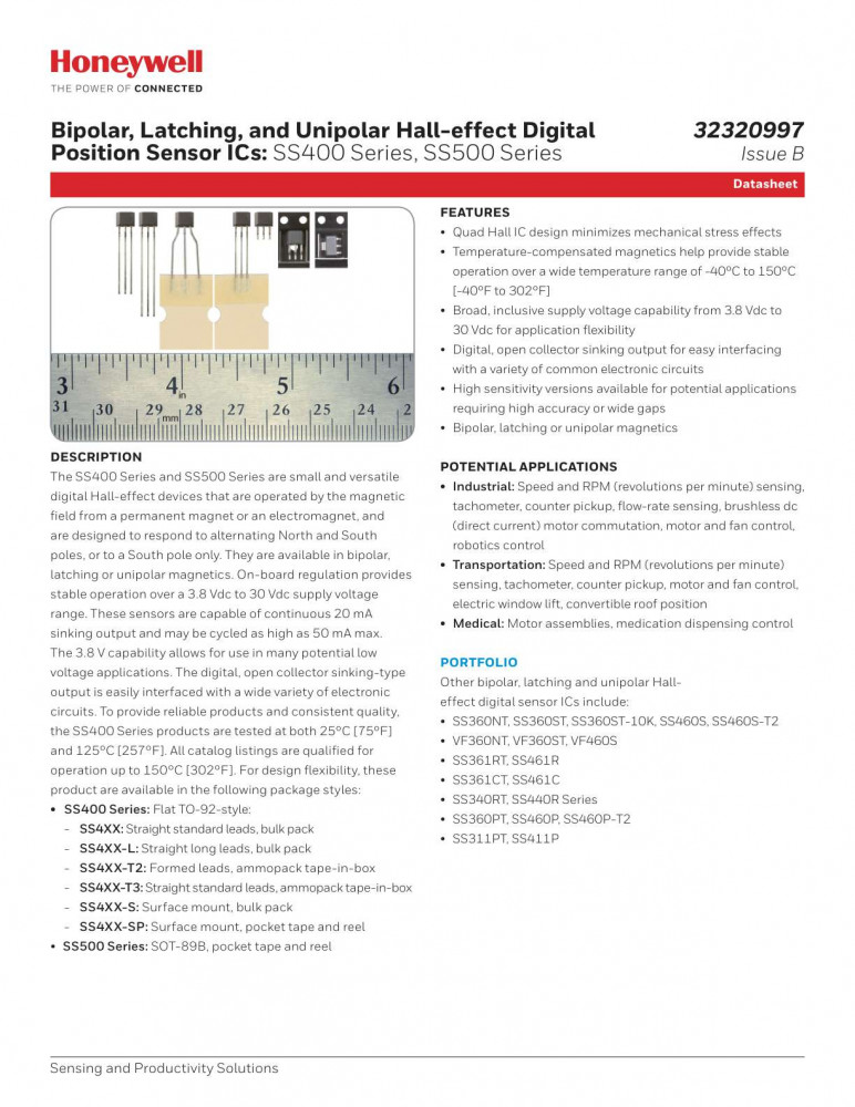 SS51T technical document page 1