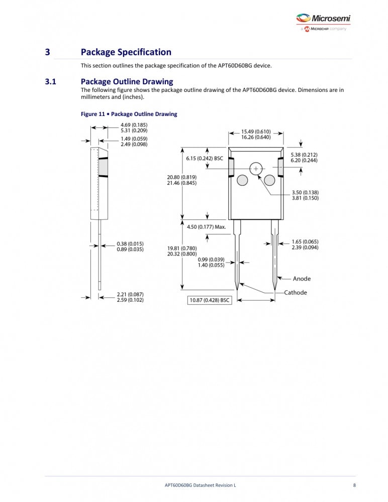 APT60D60BG datasheet page 8