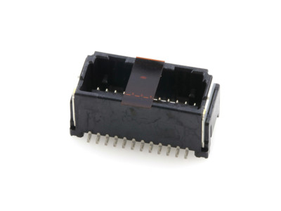 1.25mm Pitch, Micro-Lock Plus PCB Header, Dual Row, Vertical, Surface Mount, 0.76µm Gold Plating, Positive Lock, 22 Circuits, with Pick-and-Place Tape, Black