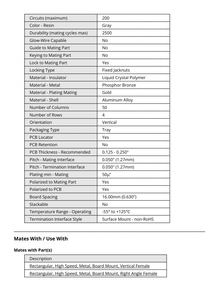 VRM-04-50-160-50-10-N1 technical document page 2