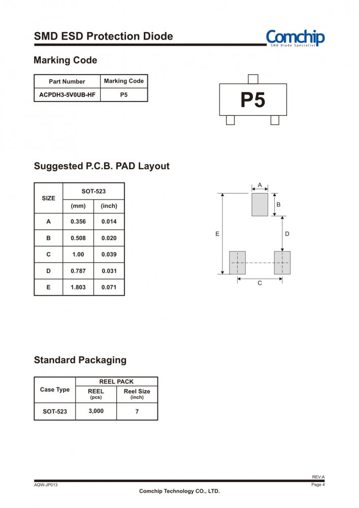 ACPDH3-5V0UB-HF datasheet page 4