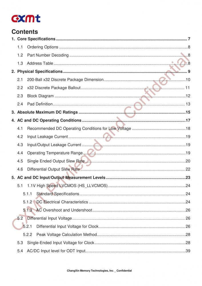 CXDB4CBAM-ML-A datasheet page 4