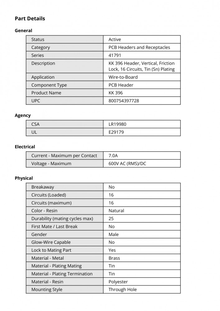Product document preview, page 2