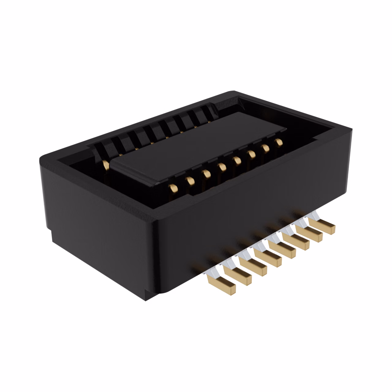0.50mm Pitch SlimStack Receptacle, Surface Mount, Dual Row, Vertical, 2.50mm Stacking Height, Gold Plating with Nickel Barrier, 16 Circuits for sale